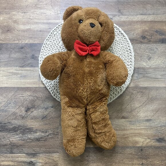 Dakin | Toys | Vintage Dakin Honey Jo Brown Teddy Bear Red Bow Large 2 ...